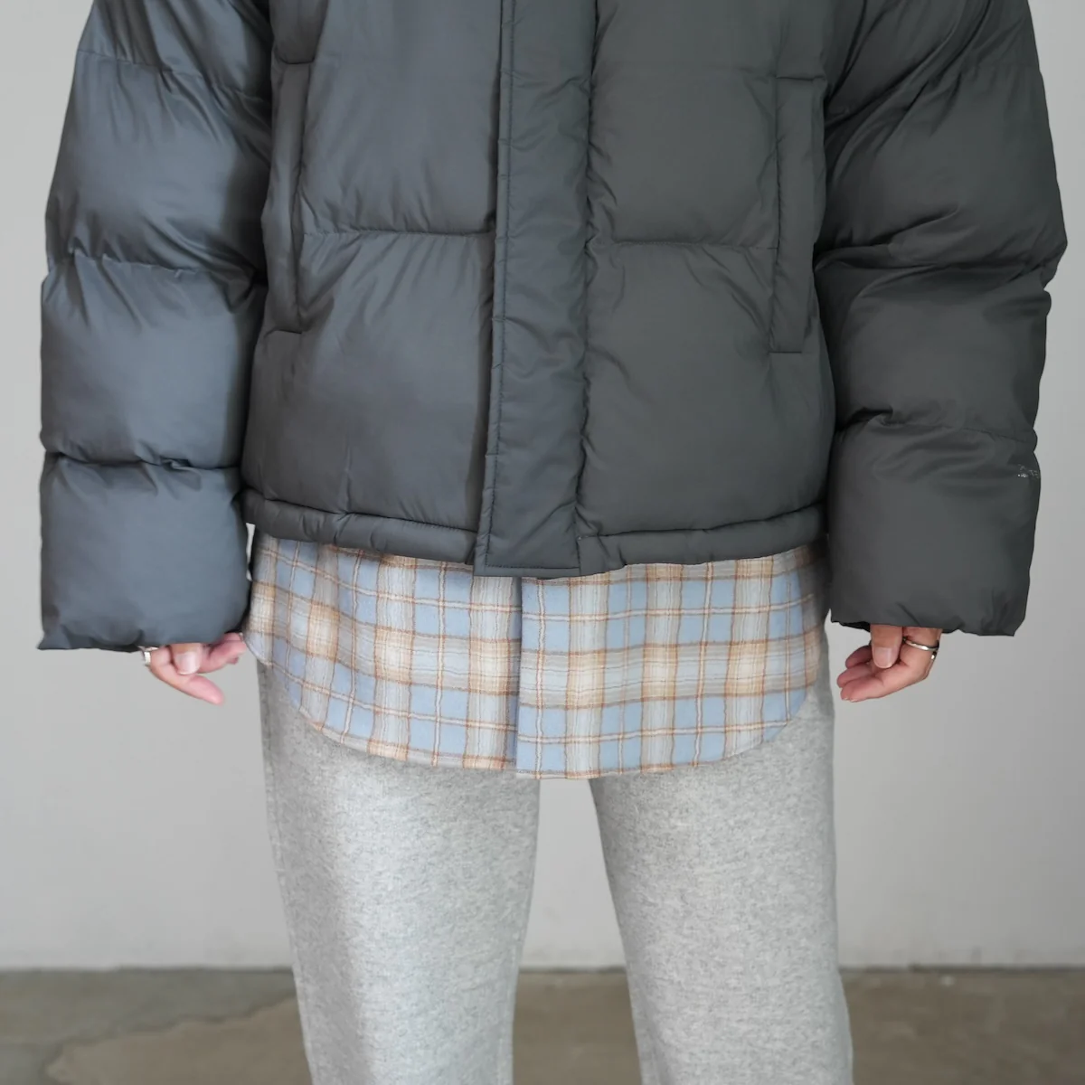 Graphpaper PERTEX QUANTUM AIR Insulated Puffer Jacket "GRAY" - Chum!